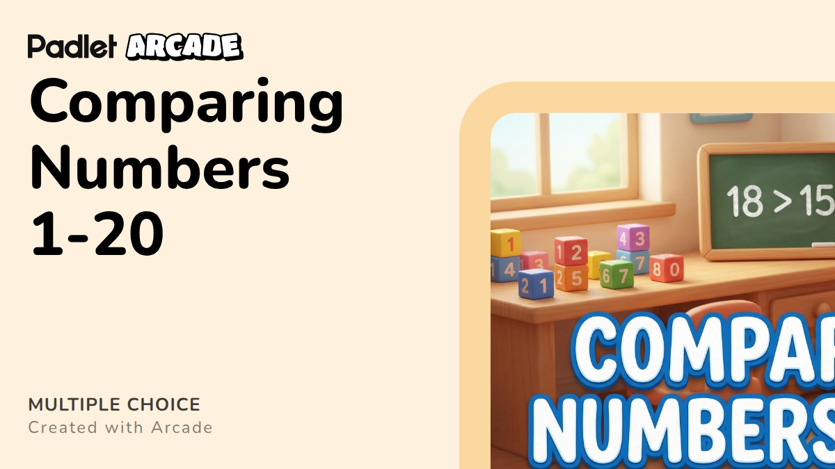 Comparing Numbers 1-20 | Arcade