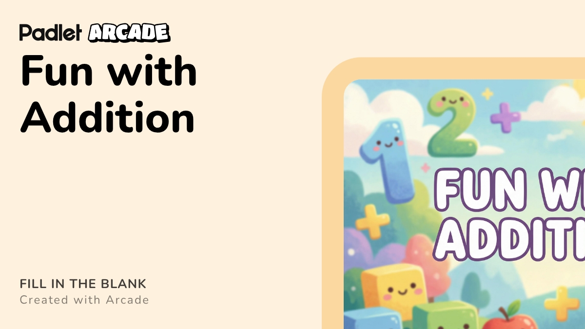 Fun with Addition | Arcade