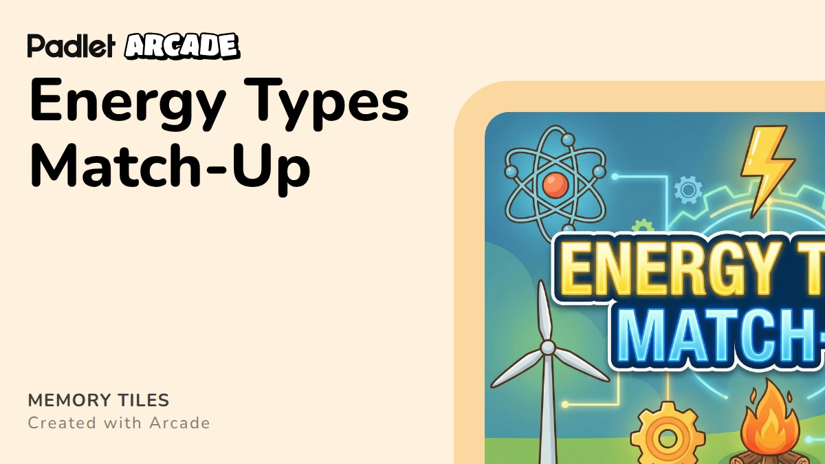 Energy Types Match-Up | Arcade