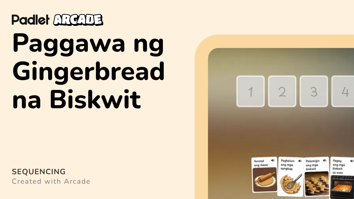 Paggawa ng Gingerbread na Biskwit | Arcade