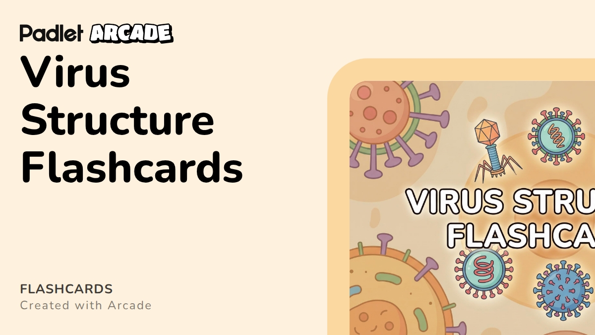 Virus Structure Flashcards | Arcade