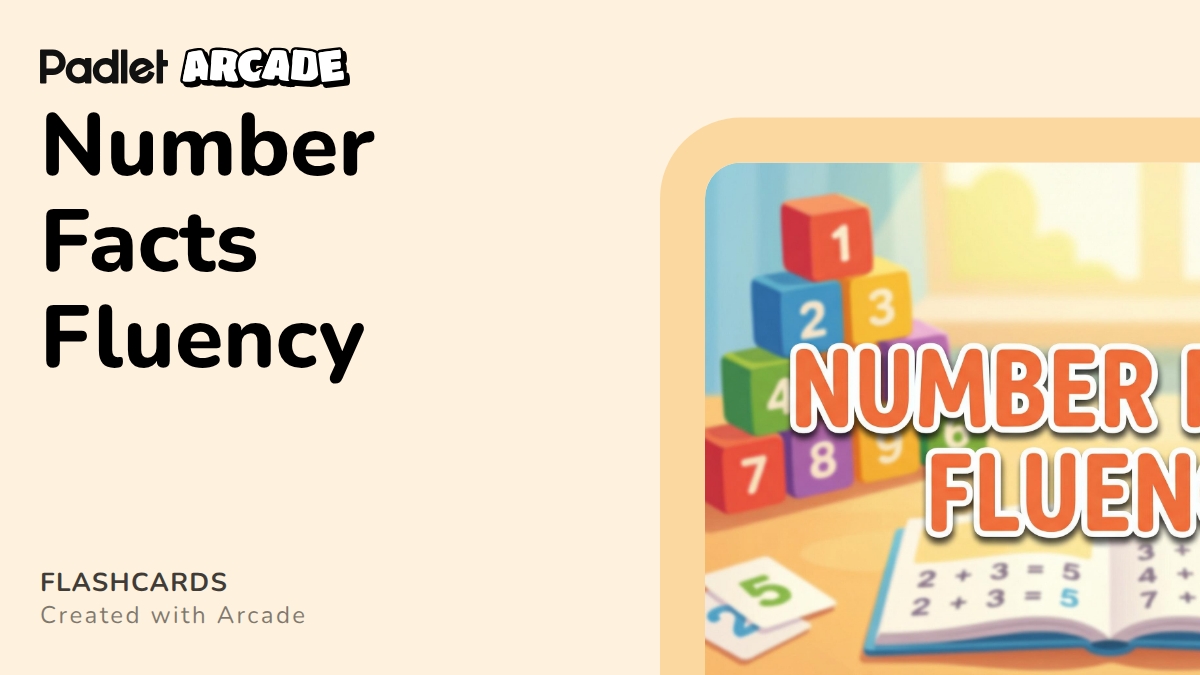 Number Facts Fluency | Arcade