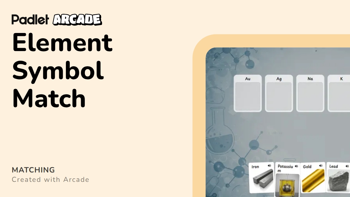 Element Symbol Match | Arcade