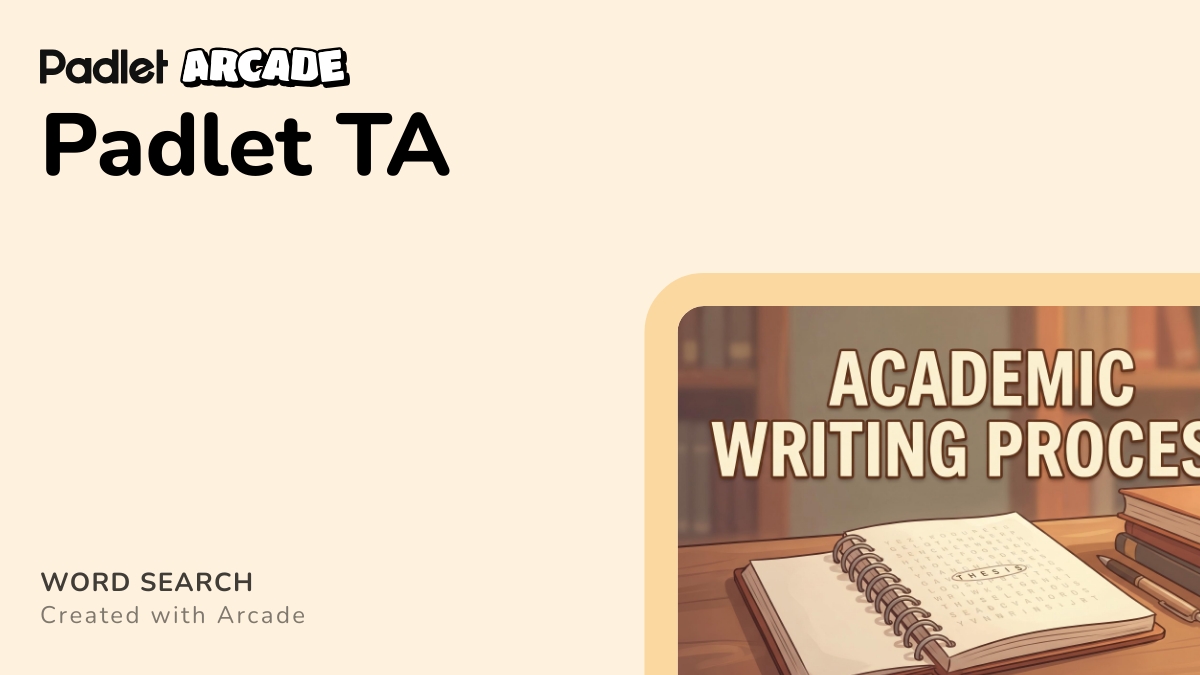 Academic Writing Process | Arcade