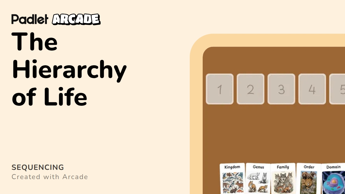 The Hierarchy of Life | Arcade