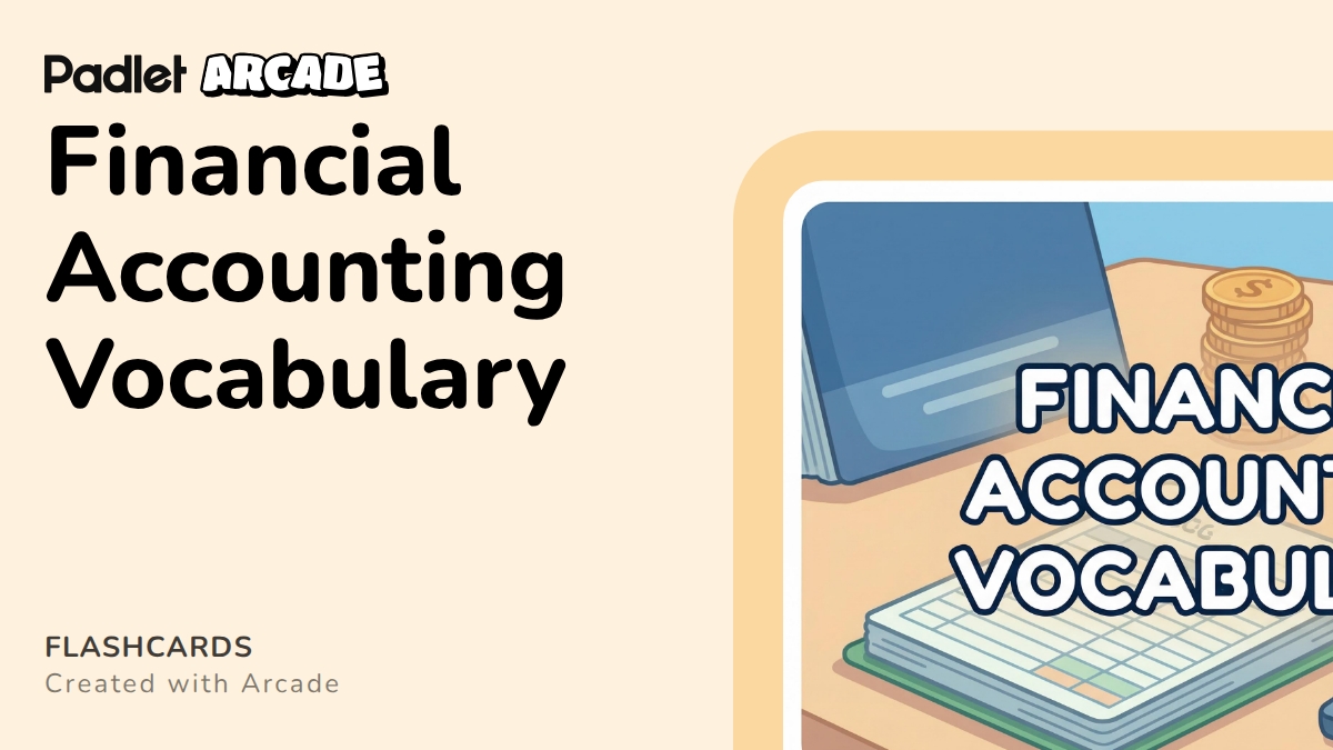 Financial Accounting Vocabulary | Arcade