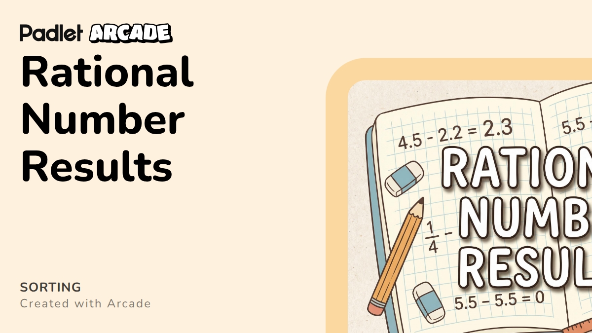 Rational Number Results | Arcade