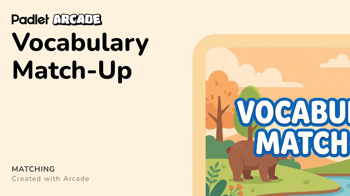Vocabulary Match-Up | Arcade