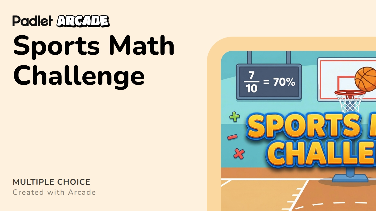 Sports Math Challenge | Arcade