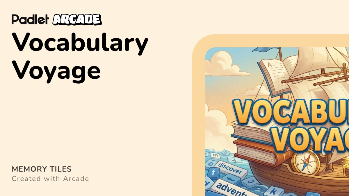 Vocabulary Voyage | Arcade