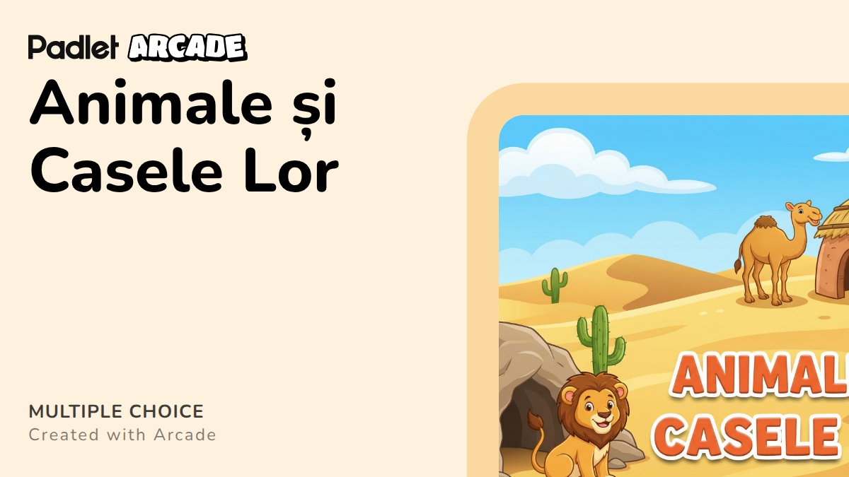 Animale și Casele Lor | Arcade