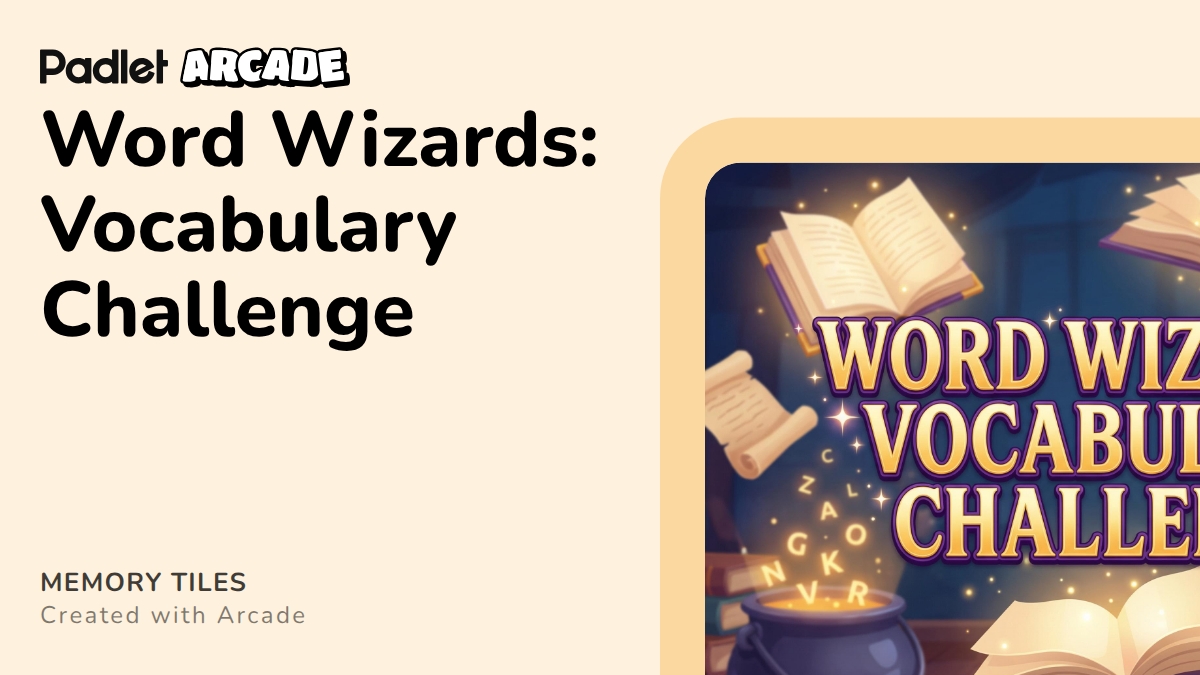 Word Wizards: Vocabulary Challenge | Arcade