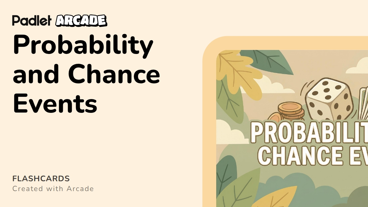 Probability and Chance Events | Arcade