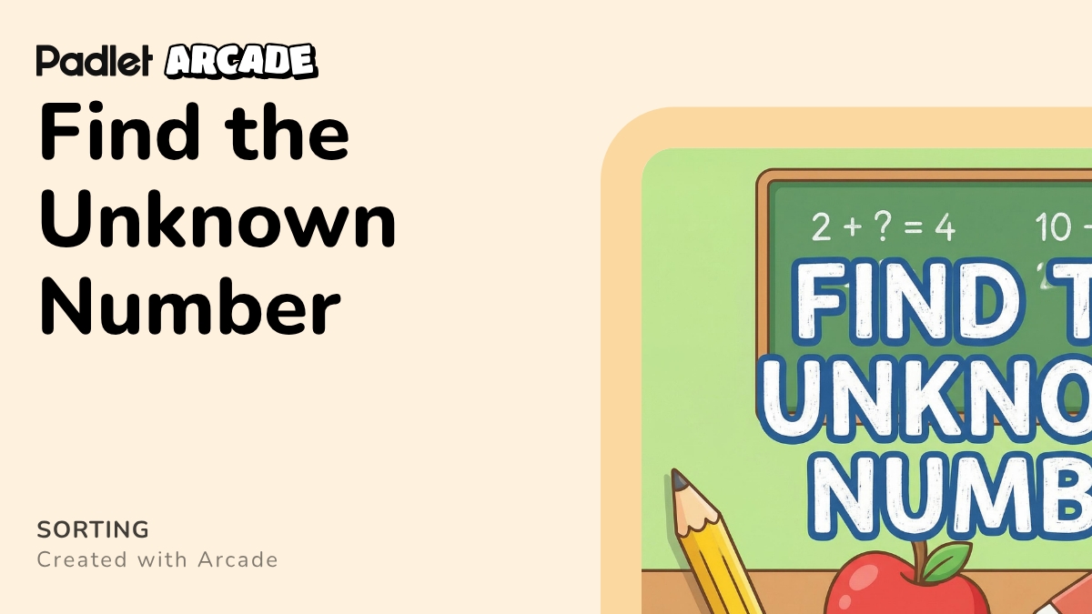 Find the Unknown Number | Arcade