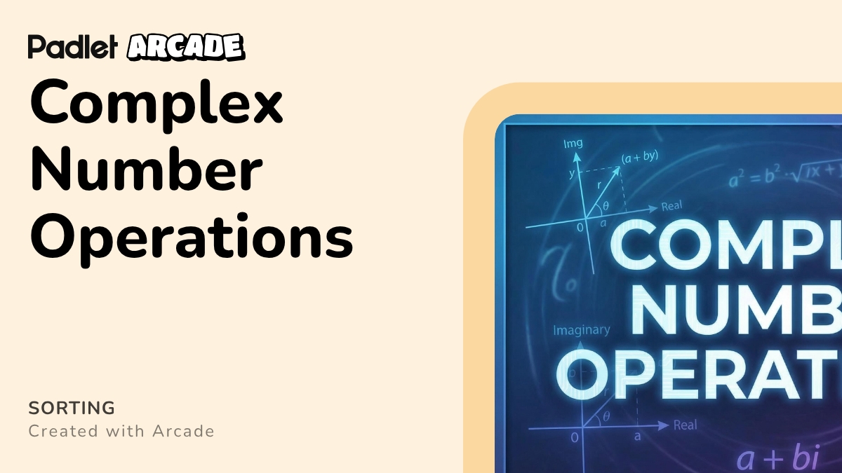 Complex Number Operations | Arcade