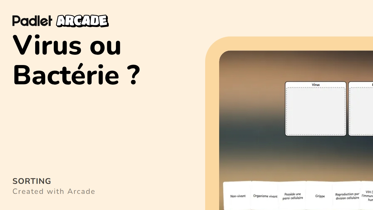 Virus ou Bactérie ? | Arcade
